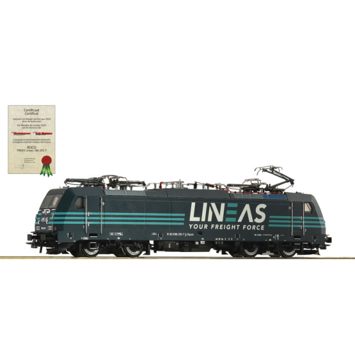 H0 LINEAS E-Lok BR 186 (DC, analoog) Roco 73214