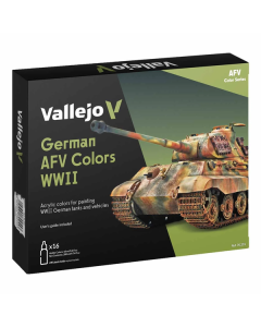 AFV Color Series German AFV colors WWII, 16x 18ml Vallejo 70255