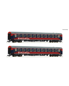 H0 BTE Set: 2 stuks Slaapcoupé Roco 74055