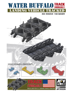 1/35 LVT Water Buffalo workable track