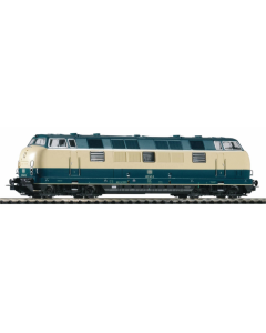 H0 Diesellocomotief BR221 DB, blauw-beige IV Piko 52602