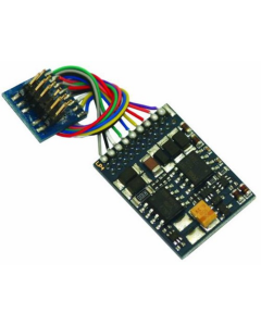 H0 LokPilot V4.0 multiprotocoll (MM/DCC/SX) lokdecoder. Met PluX12 ...