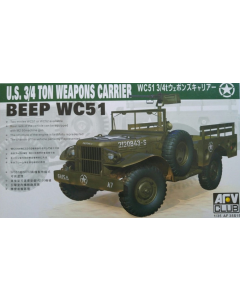 1/35 US 3/4 Ton Weapons Carrier Beep WC 51 AFV-Club 35S15