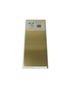 Messing Plaat 0.25mm x 100mm x 250mm, 2 stuks Albion Alloys SM2M