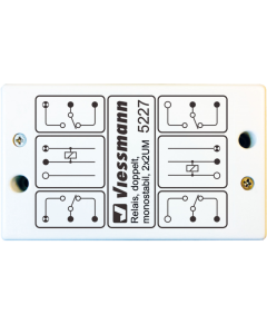 Monostabiel relais 2 x 2UM Viessmann 5227
