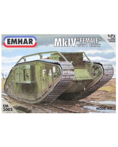 1/72 MK IV "Female" WWI Tank