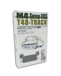 1/35 T48 Workable Track for M4 Sherman and M3 Lee (Rubber Type) AFV-Club 35038