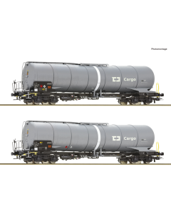 H0 2-Delige Set Ketelwagens Zacns CD Roco 76003