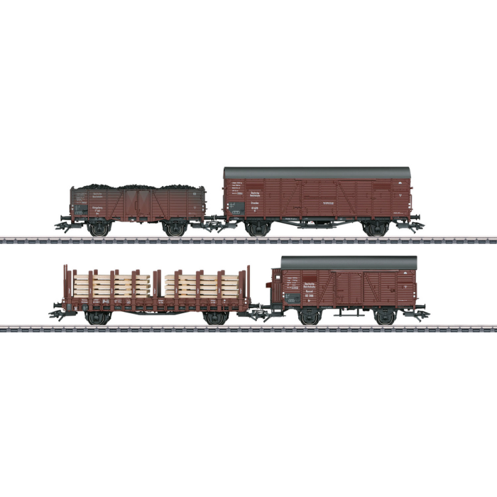 H0 DRB Set Goederenwagens, 4-delig Marklin 46065
