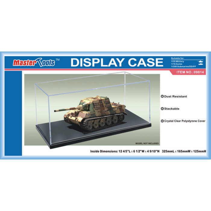 Master Tools: Display Case 325 x 165 x 125mm Trumpeter 09814